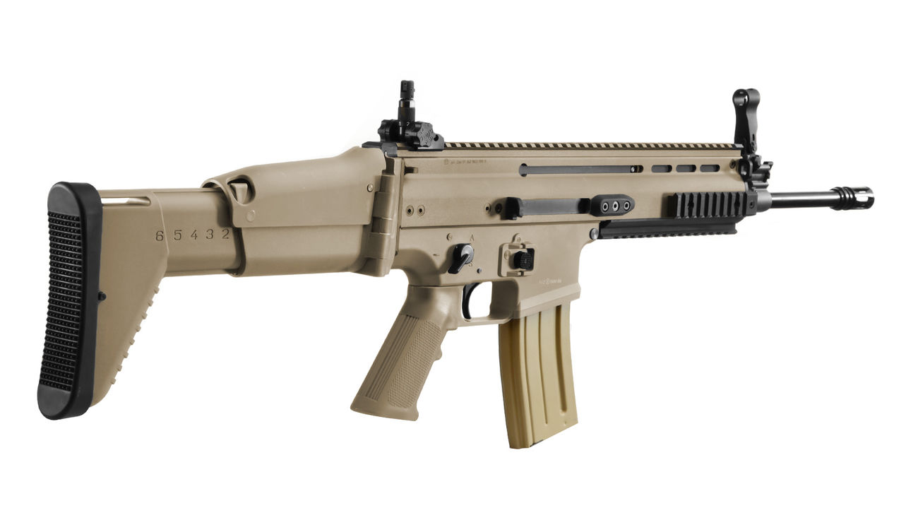VFC Scar Light Gen. III (2in1) Vollmetall S-AEG 6mm BB Dark Earth Tan - Kotte & Zeller