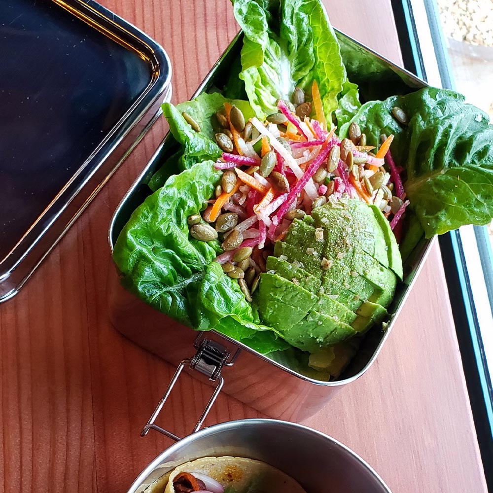 ECO Lunchbox Edelstahldose Bento Wet Box rechteckig kaufen