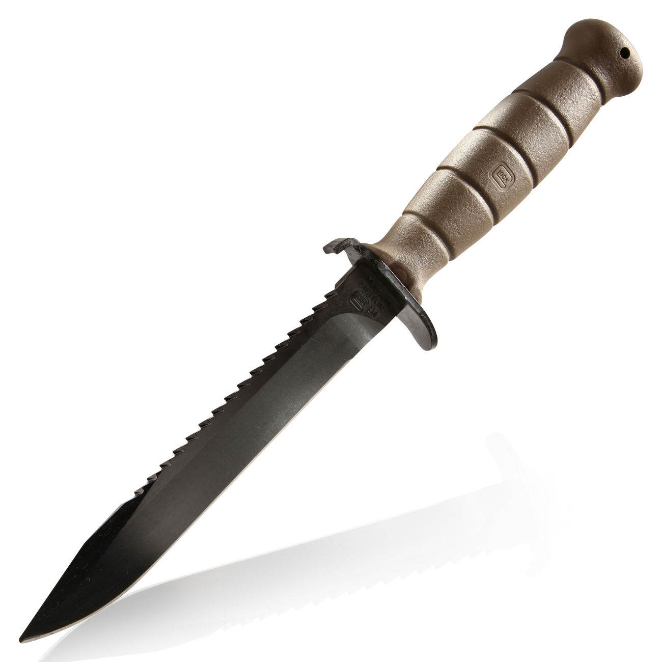 Glock Kampfmesser oliv mit Sägezahnung - Kotte & Zeller