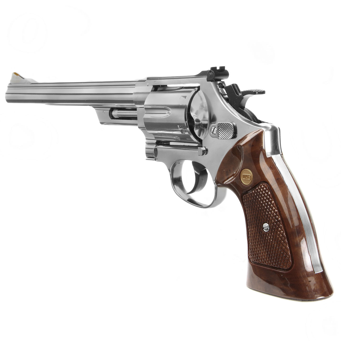 UHC M-29 8 Zoll Gas Softair Revolver 6mm BB nickel mit Hülsen günstig ...