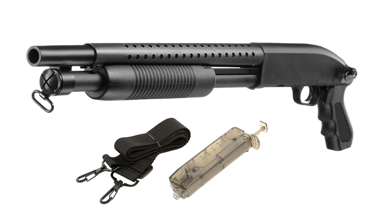 D E M500 Combat Shotgun Shorty Version Springer 6mm Bb Schwarz Kaufen