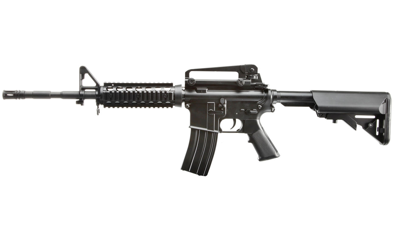 CM M4A1 RIS Carbine Komplettset AEG 6mm BB schwarz - Kotte & Zeller
