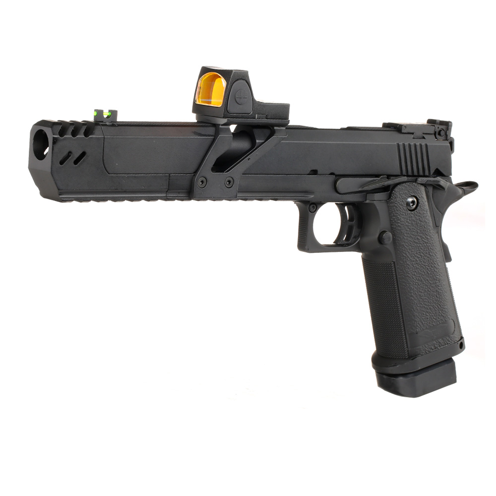 Nuprol Raven Hi Capa Dragon 7 Split Slide Mit HD5141 LPZ Vollmetall GBB 6mm BB Schwarz Kaufen 