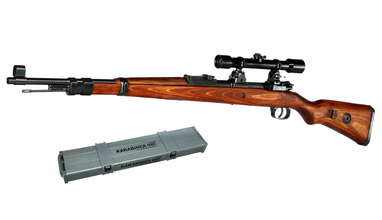 Ares Mauser Karabiner 98k Stahl Bolt Action Gewehr Mit Zf39 6mm Bb