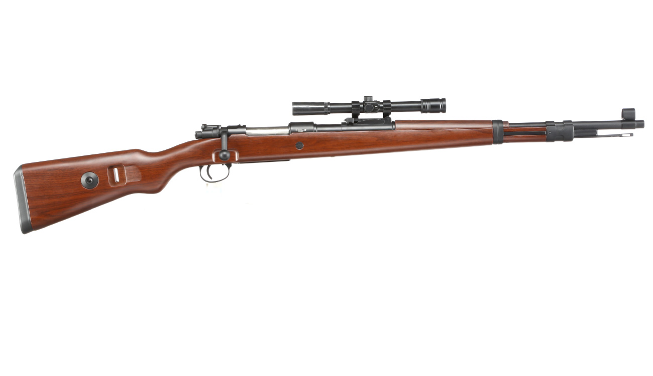 Snow Wolf Airsoft Karabiner 98K Bolt-Action Springer Gewehr inkl. ZF41 ...