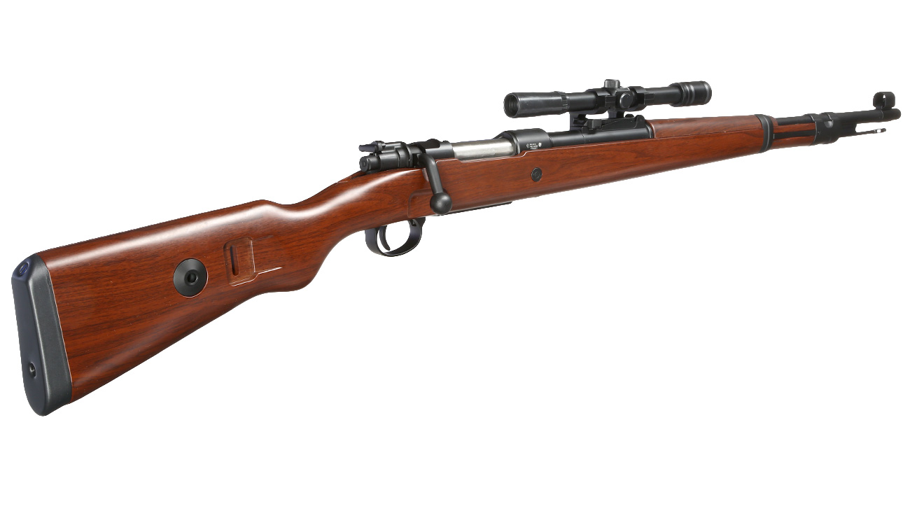 Snow Wolf Airsoft Karabiner 98K Bolt-Action Springer Gewehr inkl. ZF41 ...