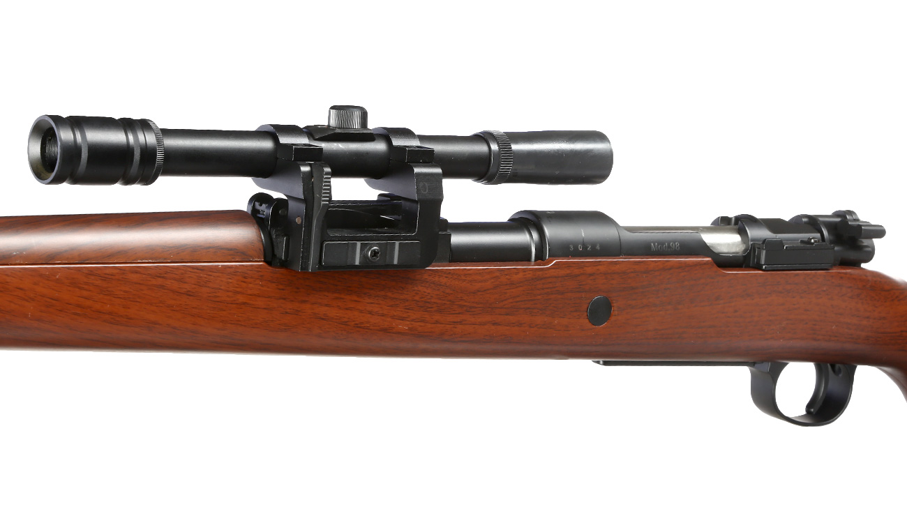 Snow Wolf Airsoft Karabiner 98K Bolt-Action Springer Gewehr inkl. ZF41 ...