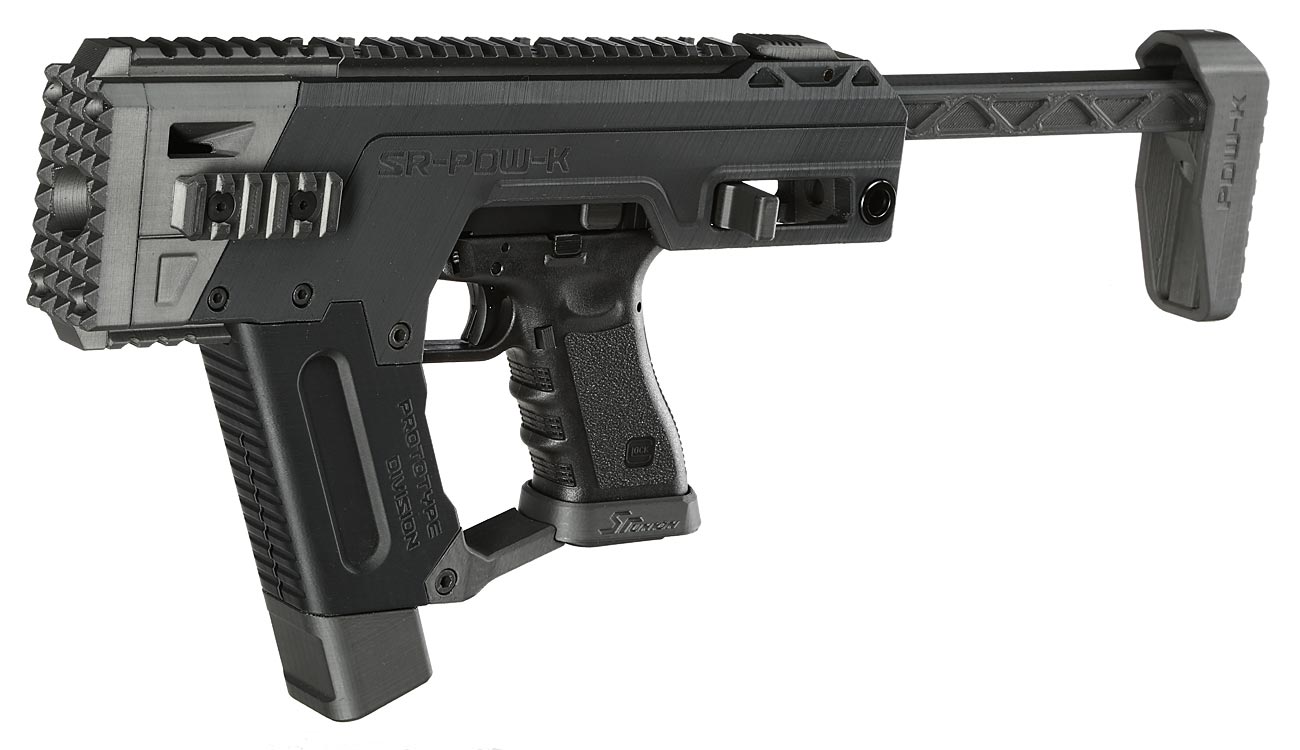 SRU SR-PDW-K Pistol-Carbine Conversion Kit f. VFC Glock 17 Gen. 3 / Gen ...