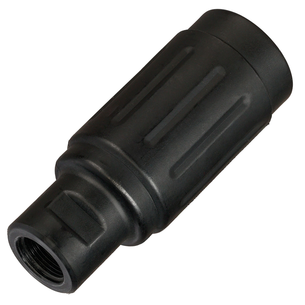 King Arms New Design Flash Hider Polymer-Verbundkunststoff schwarz 14mm ...