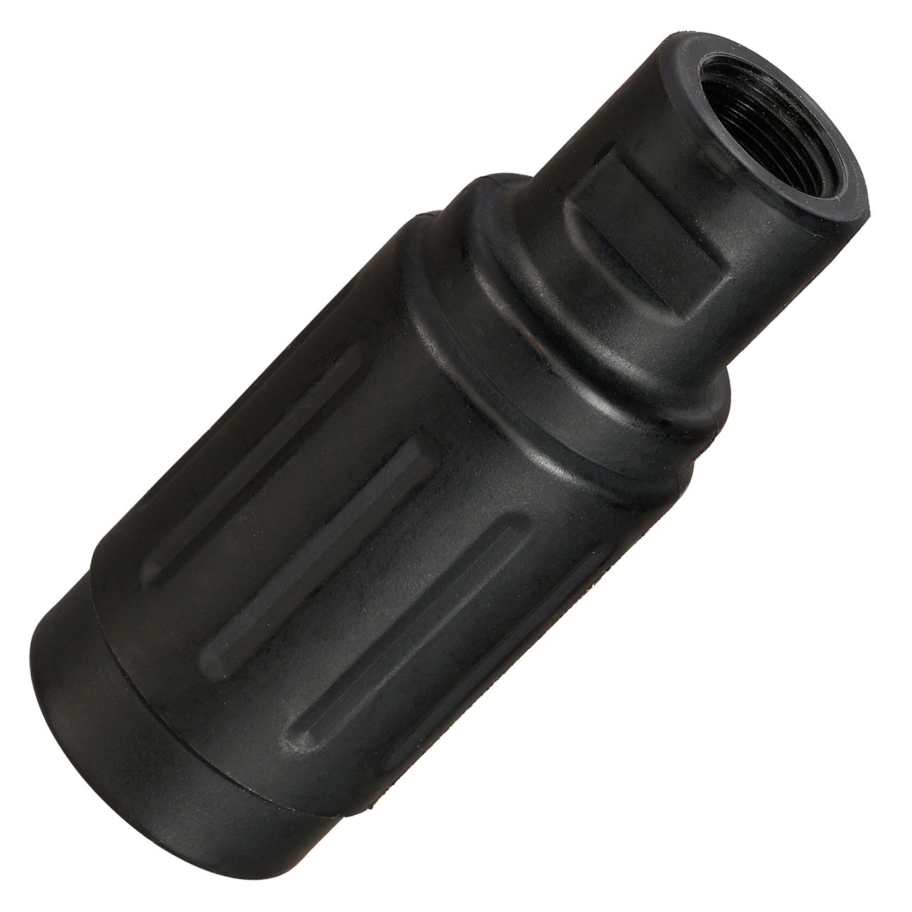King Arms New Design Flash Hider Polymer-Verbundkunststoff schwarz 14mm ...