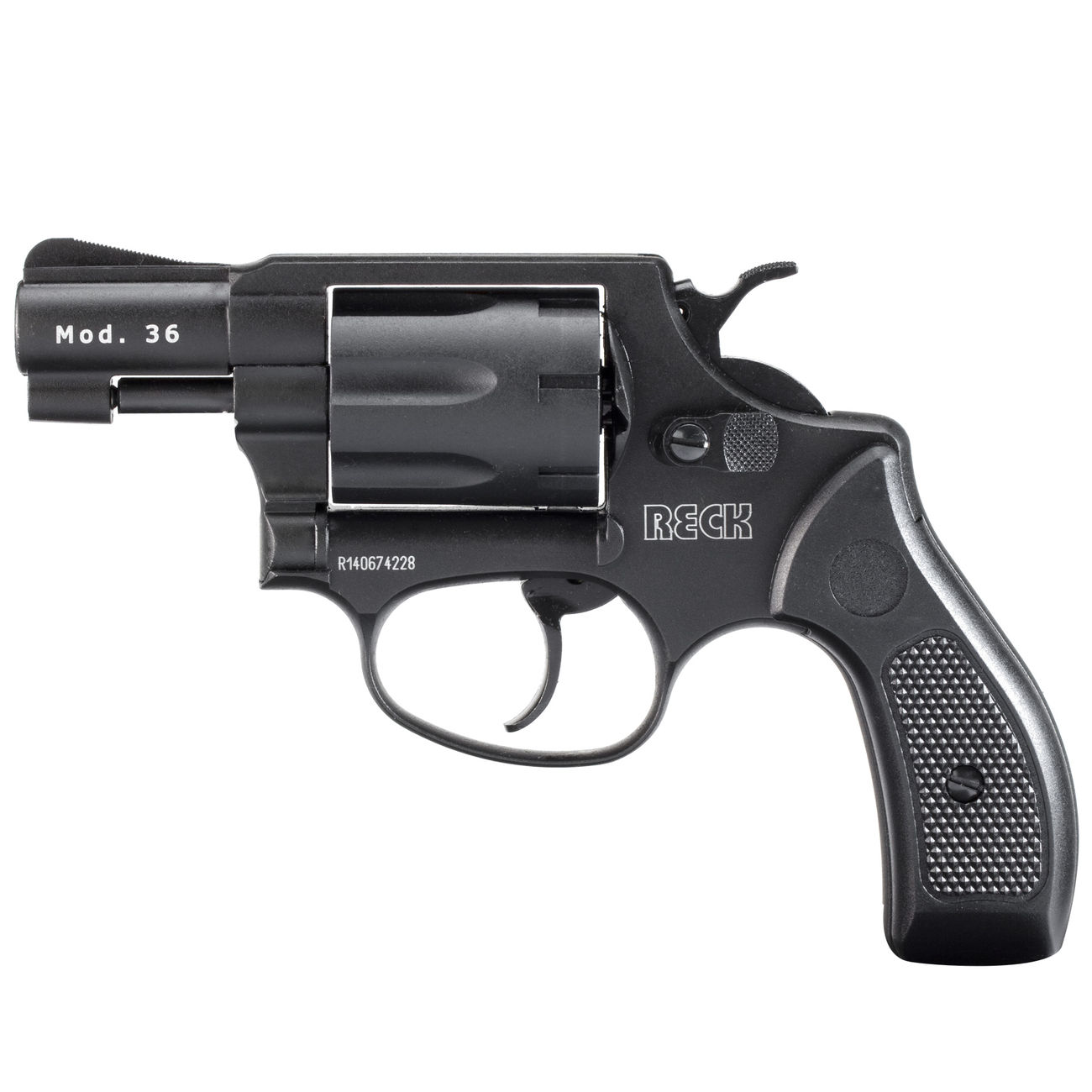 Reck Modell 36 Schreckschuss Revolver Kal. 6mm schwarz - Kotte & Zeller
