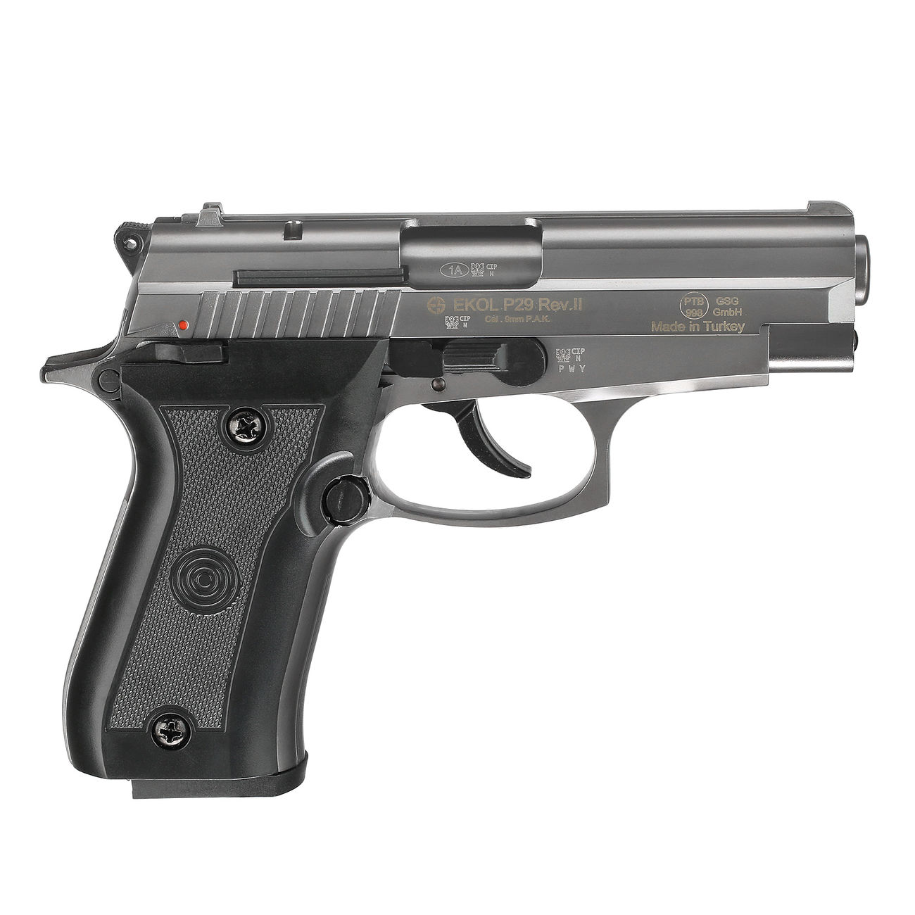 Ekol P29 Rev. II Schreckschuss Pistole Kal. 9 mm P.A.K. titan - Kotte ...