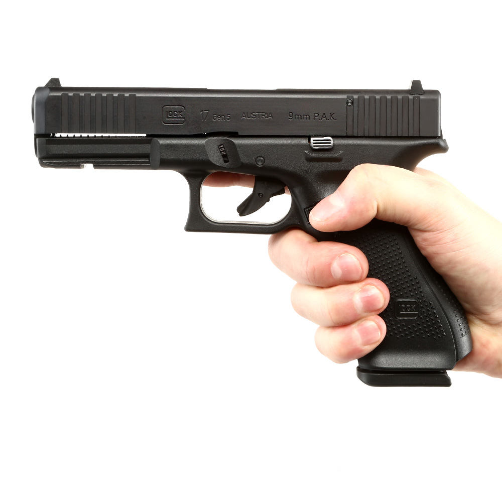 Glock 17 Gen5 Schreckschuss Pistole 9mm P.A.K. brüniert inkl ...