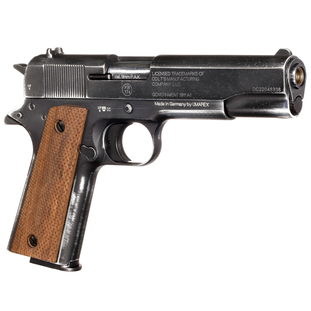 Colt Schreckschuss Pistole Government 1911 A1 Schwarz – XLWRR