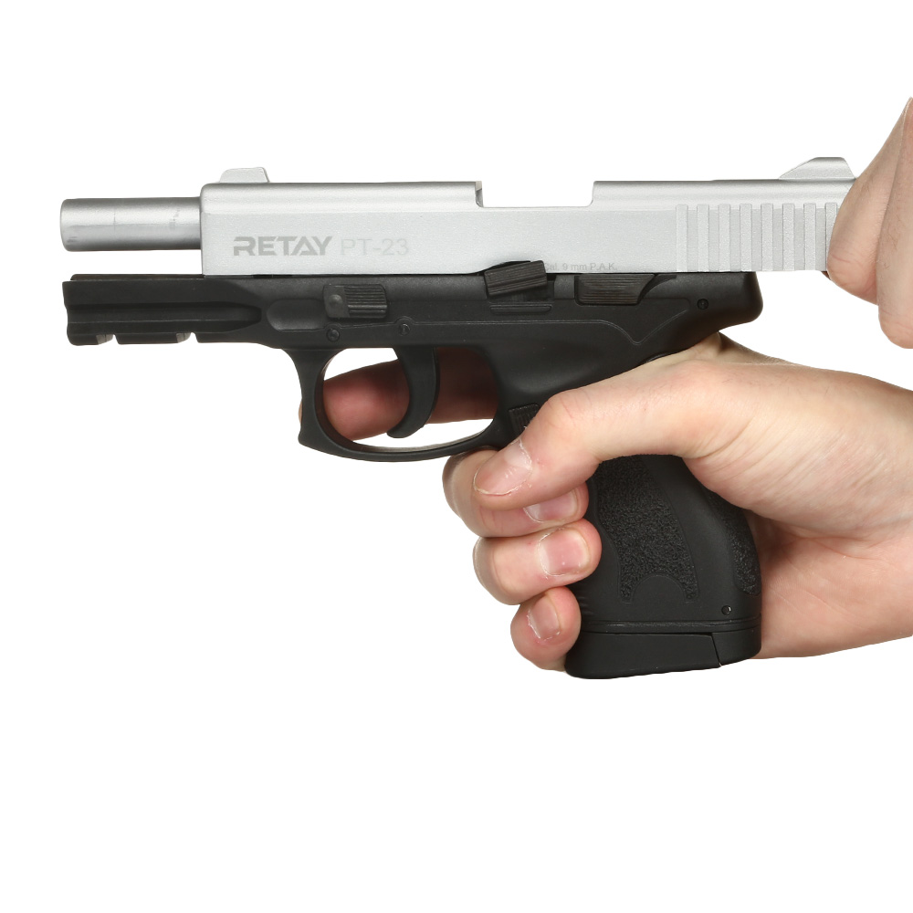 Retay PT-23 Schreckschusspistole 9mm P.A.K. Nickel-Finish kaufen