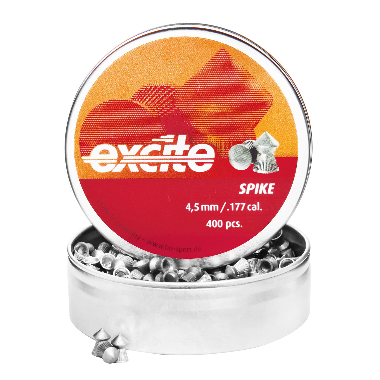 H&N Spitzkopf-Diabolos Excite Spike 4,5mm 400 Stück - Kotte & Zeller