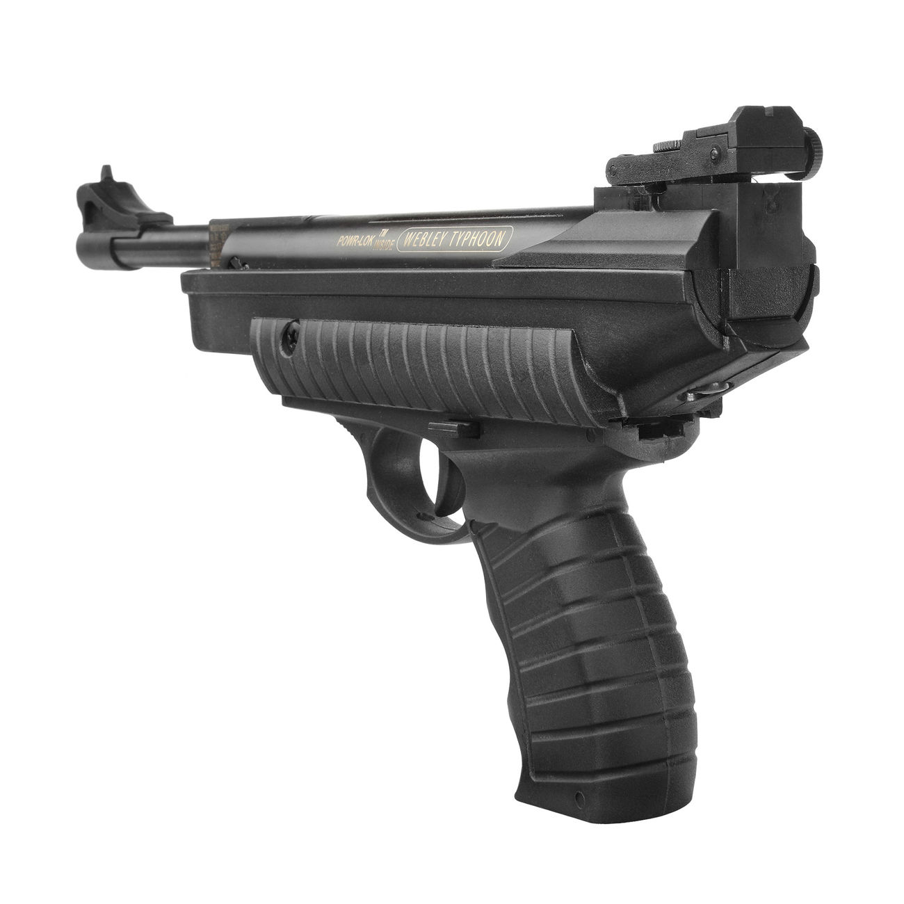 Webley Typhoon Knicklauf-Luftpistole 4,5 mm Diabolo schwarz - Kotte ...