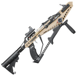 EK Archery Armbrust X-Bow Cobra R9 RX 130 lbs sand inkl. RedDot und 6 x ...