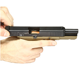 Glock 17 Gen5 Schreckschuss Pistole 9mm P.A.K. coyote inkl ...