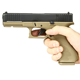 Glock 17 Gen5 Schreckschuss Pistole 9mm P.A.K. coyote inkl ...